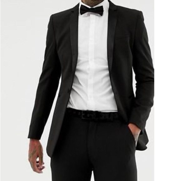 ASOS | Suits & Blazers | 3piece Asos Super Skinny Black Tuxedo Tuxedo ...
